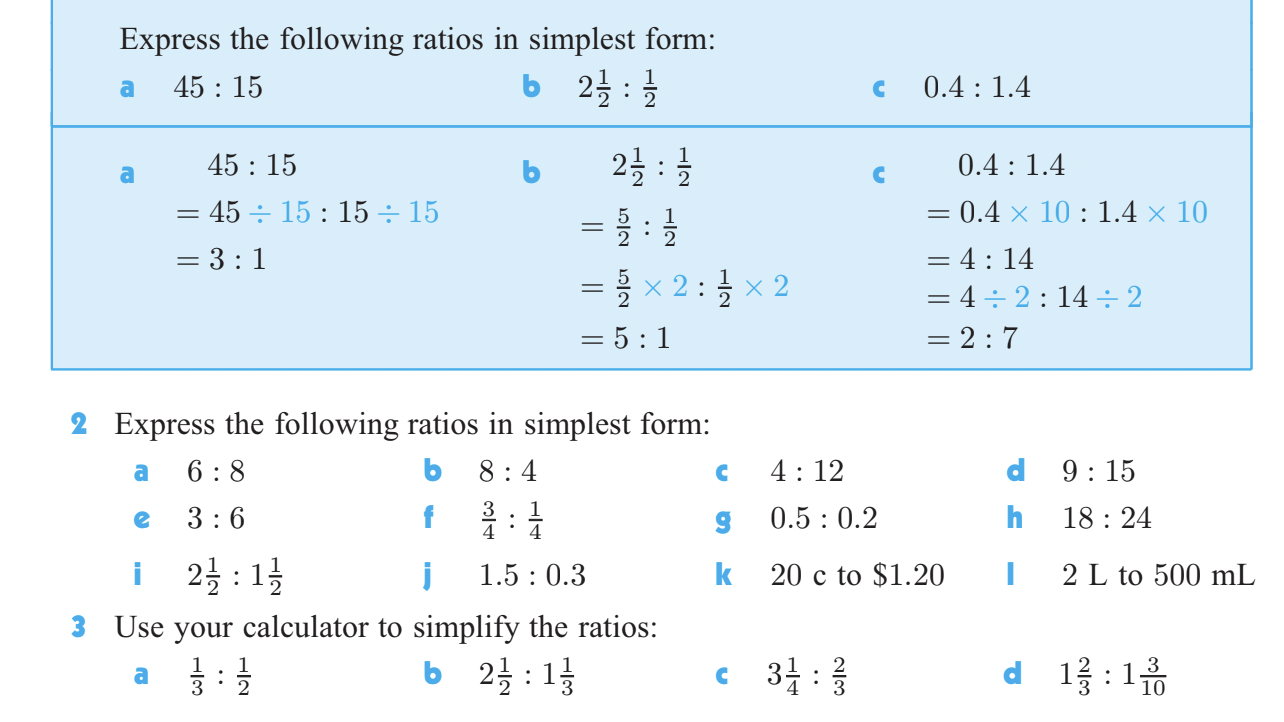 10C2MAT24: Simplifying ratios | MHOL